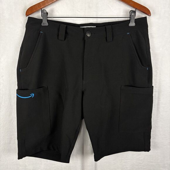 Amazon | Shorts | Amazon Delivery Cargo Shorts Black Medium Smile ...
